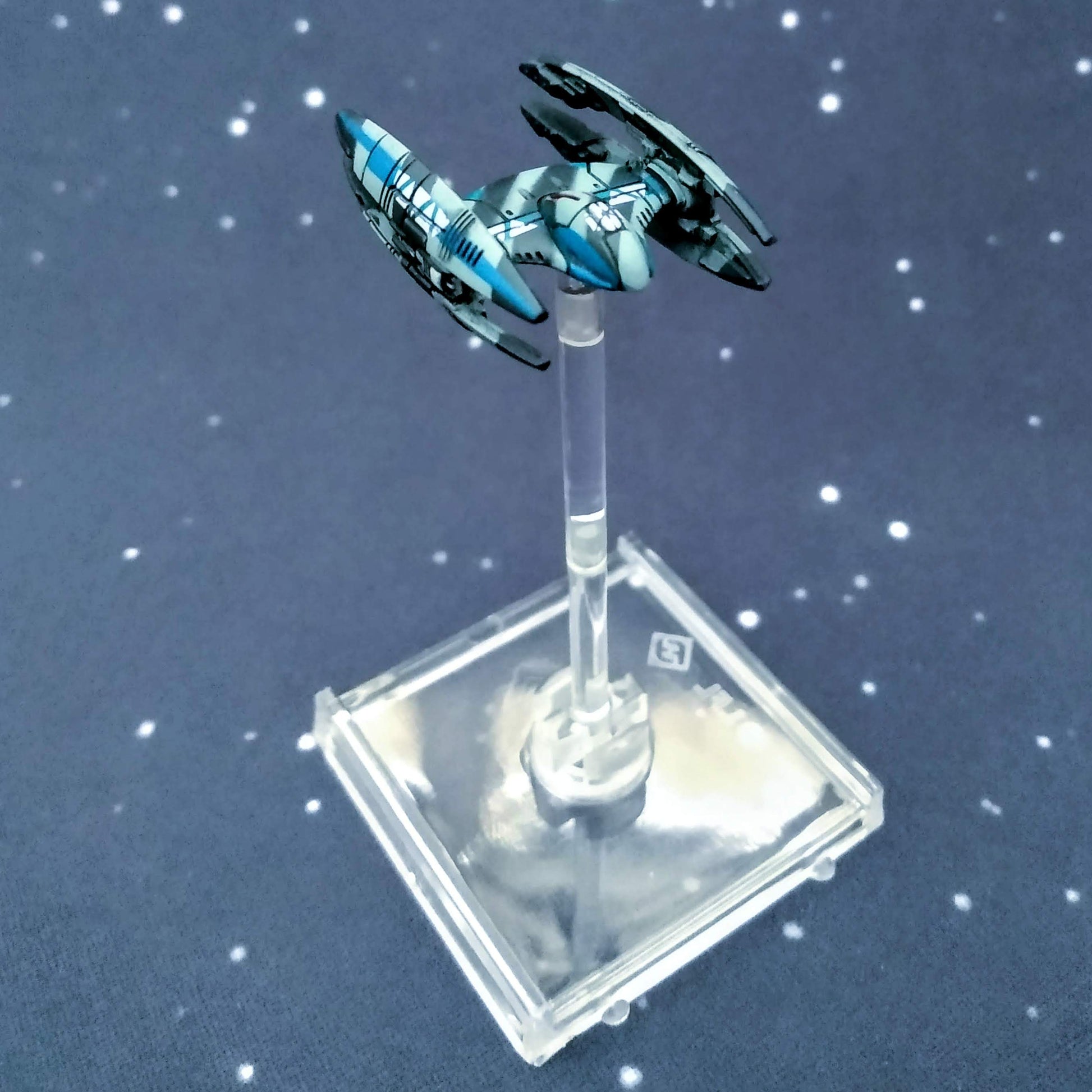 X-Wing Miniatures Vulture-class Droid Fighter (Blue from Servants of ...